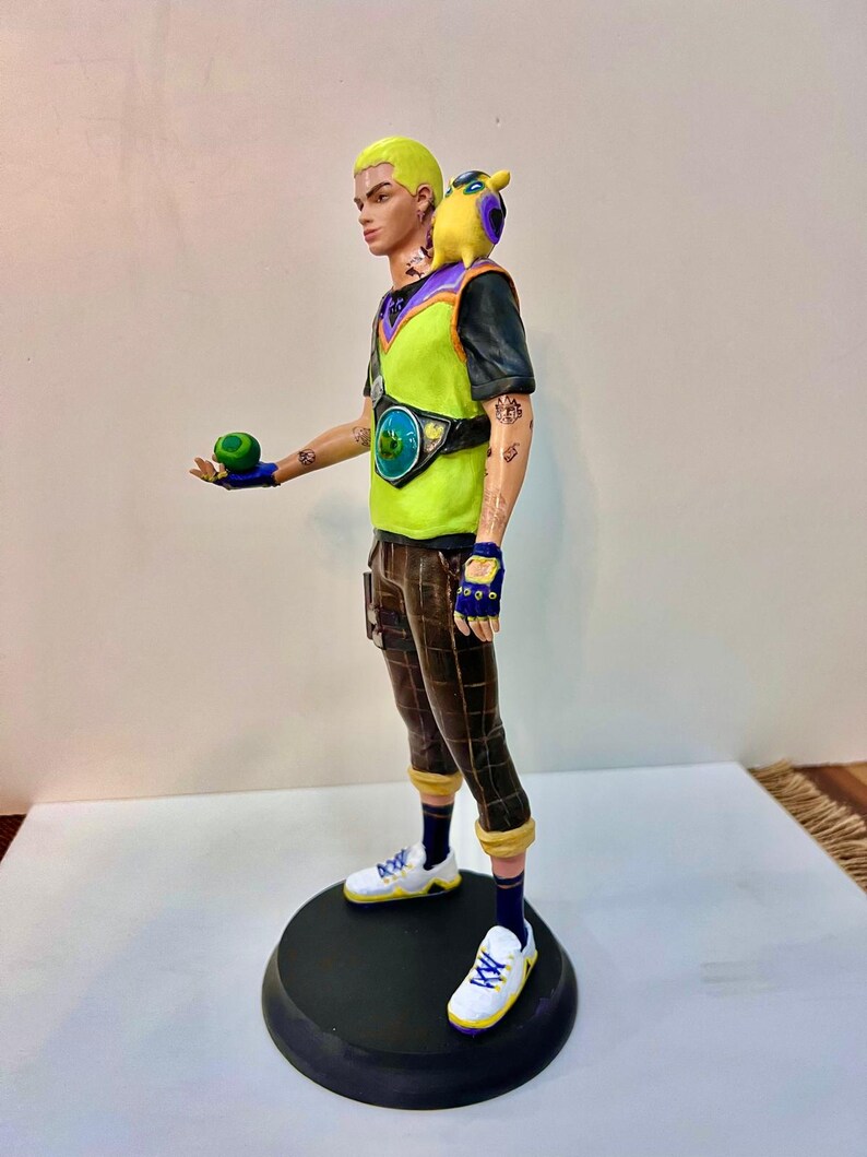 Gekko STL File – Valorant Inspired 3D Printable Figure With Dizzy - Etsy