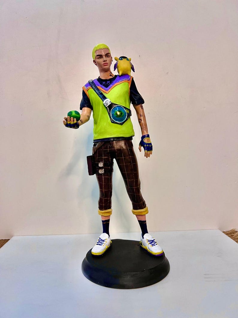 Gekko STL File – Valorant Inspired 3D Printable Figure With Dizzy - Etsy