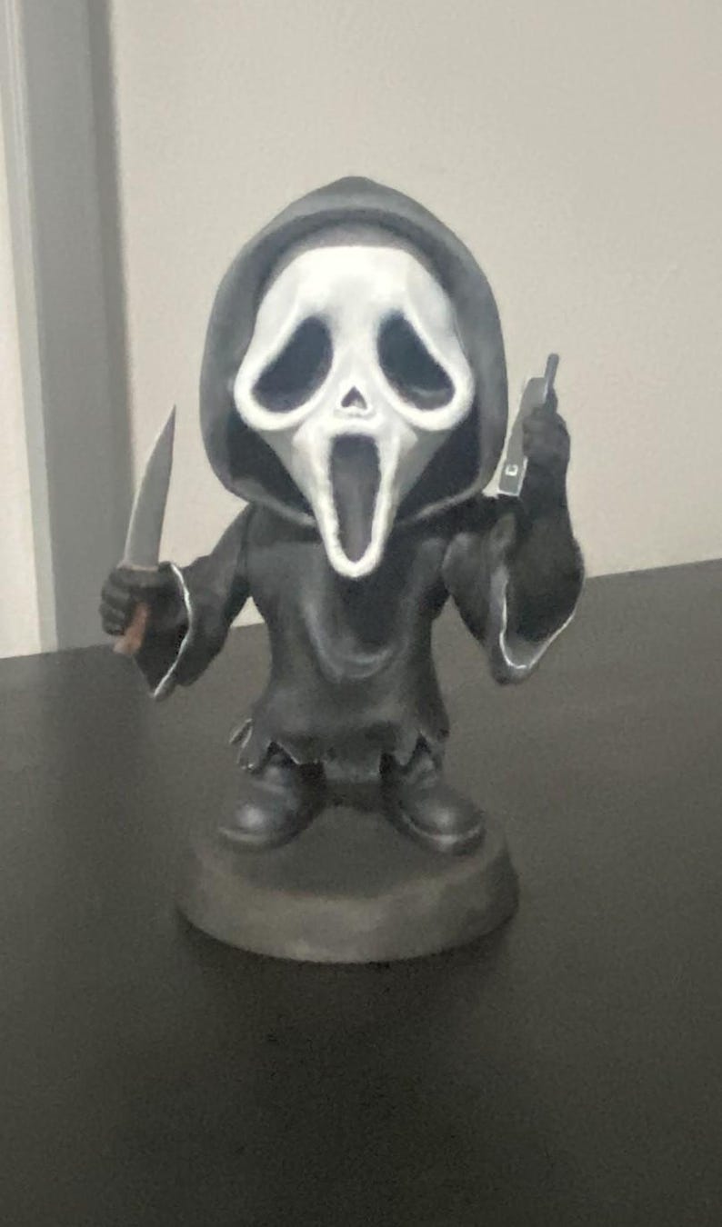 Ghostface Horror Figurine STL – Keyed Parts 3D Print Model | Horhor ...