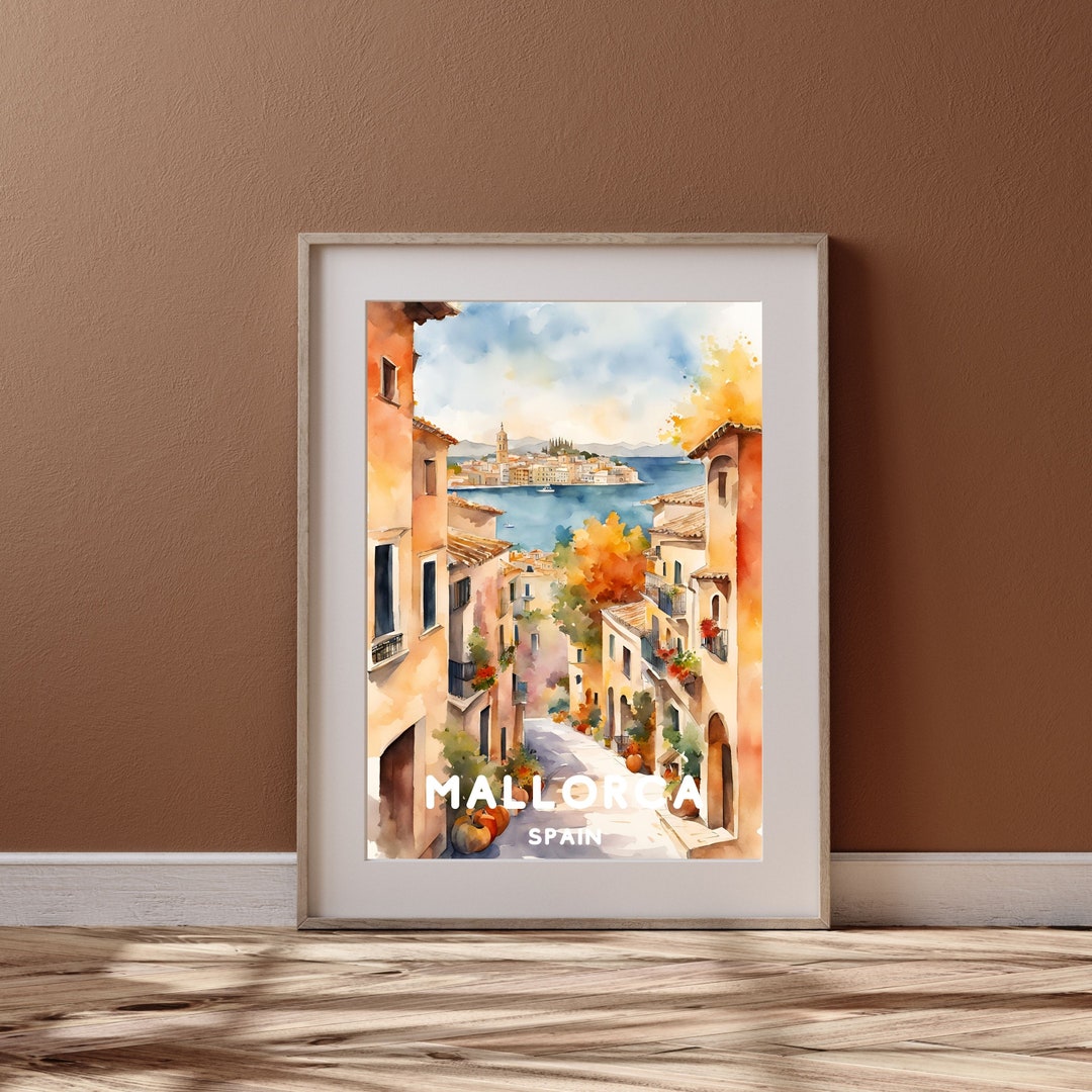 Mallarco City Travel Art, Printable Mallarco City Poster, Spain Gift ...
