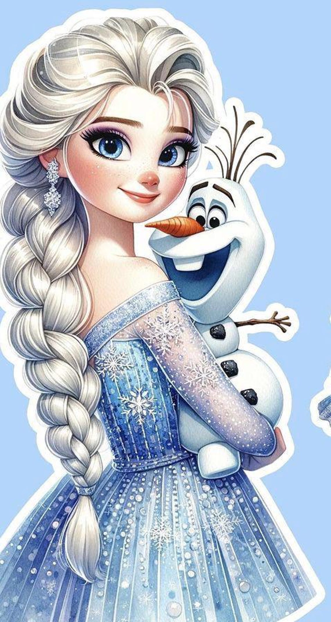 Magical Frozen Fun, Printable Elsa Themed Name Tags for Kids - Etsy