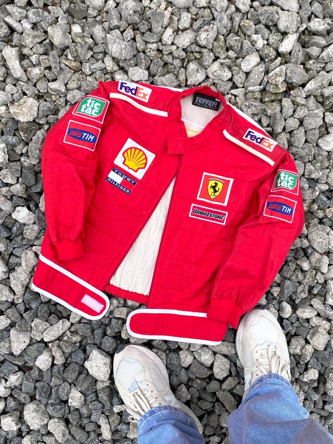 Vintage Ferrari Racing Jacket Kids Patchwork Tommy Hilfiger , Tic Tac ...