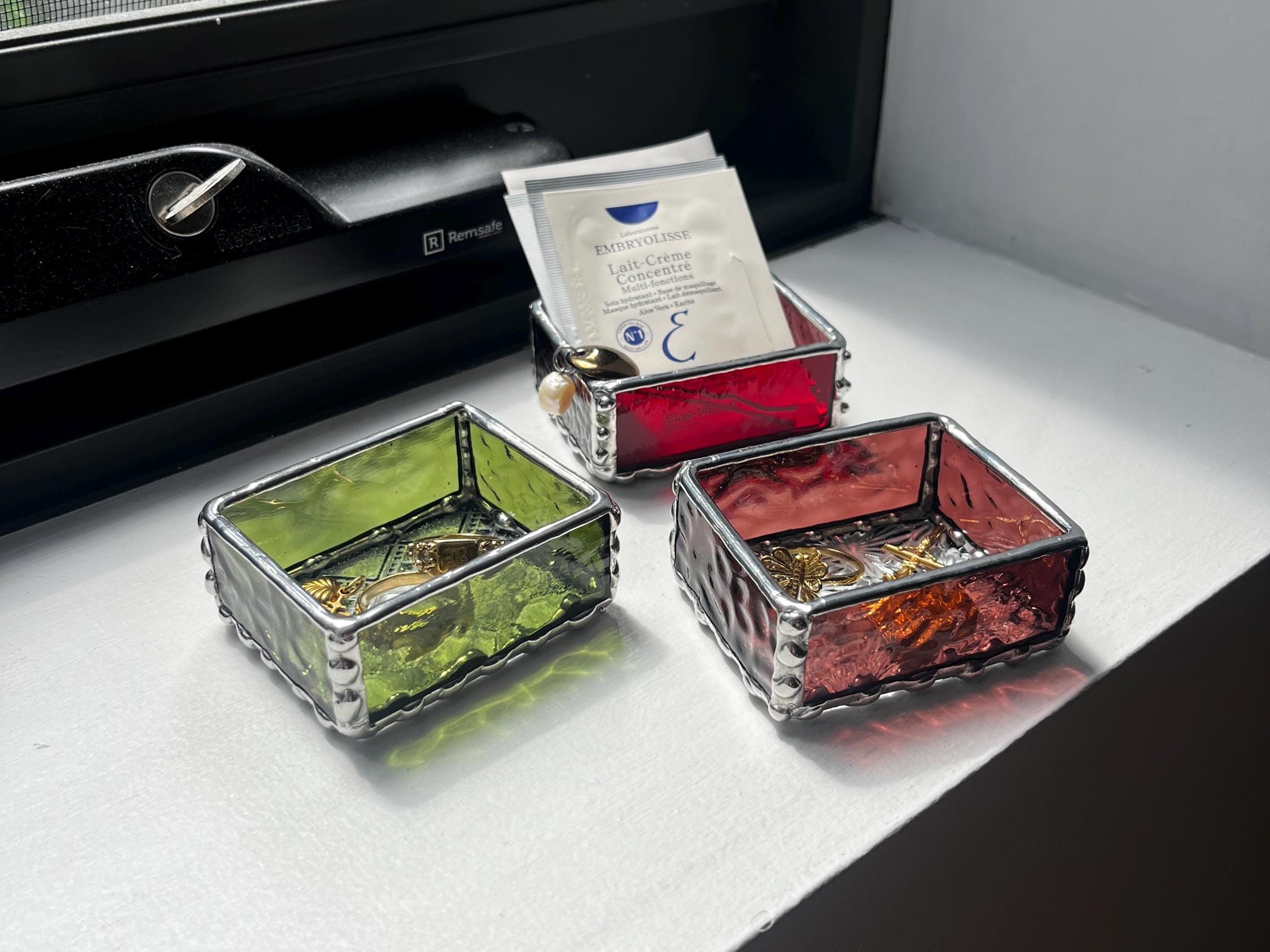 Various Small Stained Glass Boxes - Etsy