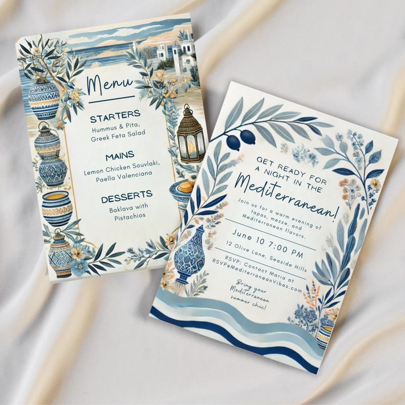 Mediterranean Party - Etsy