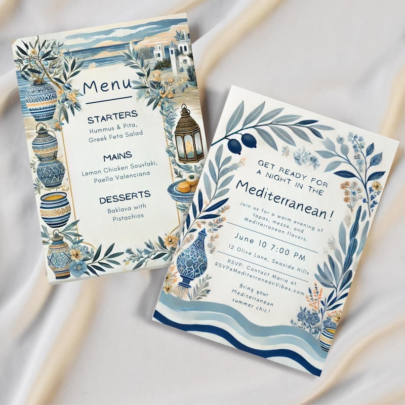 Mediterranean Party - Etsy