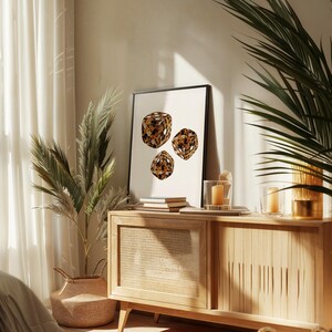 Leopard Wall Art Lucky You Dice Print Set of 3 Y2K Trendy Animal Print ...