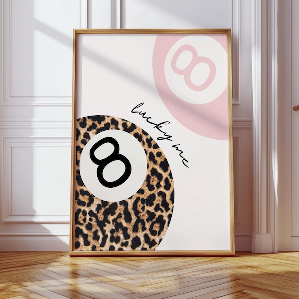 Cheetah 8 Ball - Etsy