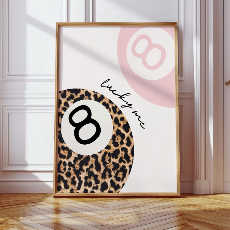 Pool Ball Printed Poster - Etsy