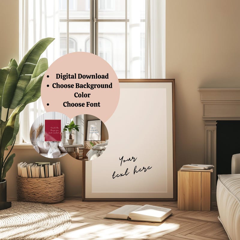 Custom Quote Poster - Etsy