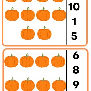 Pumpkin Pegboard Counting Numbers Halloween Maths Class Resource ...