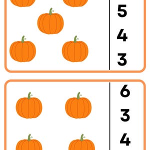 Pumpkin Pegboard Counting Numbers Halloween Maths Class Resource ...