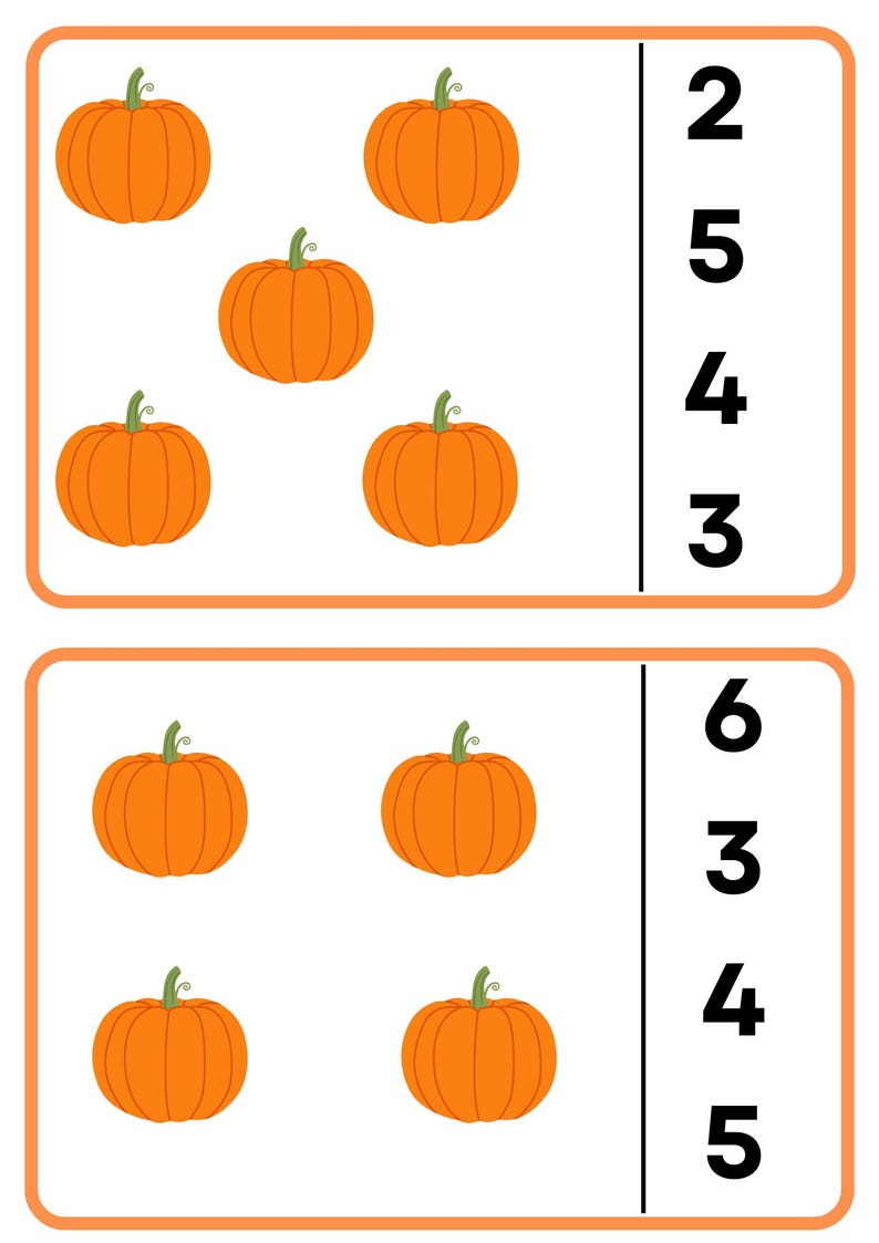 Pumpkin Pegboard Counting Numbers Halloween Maths Class Resource ...
