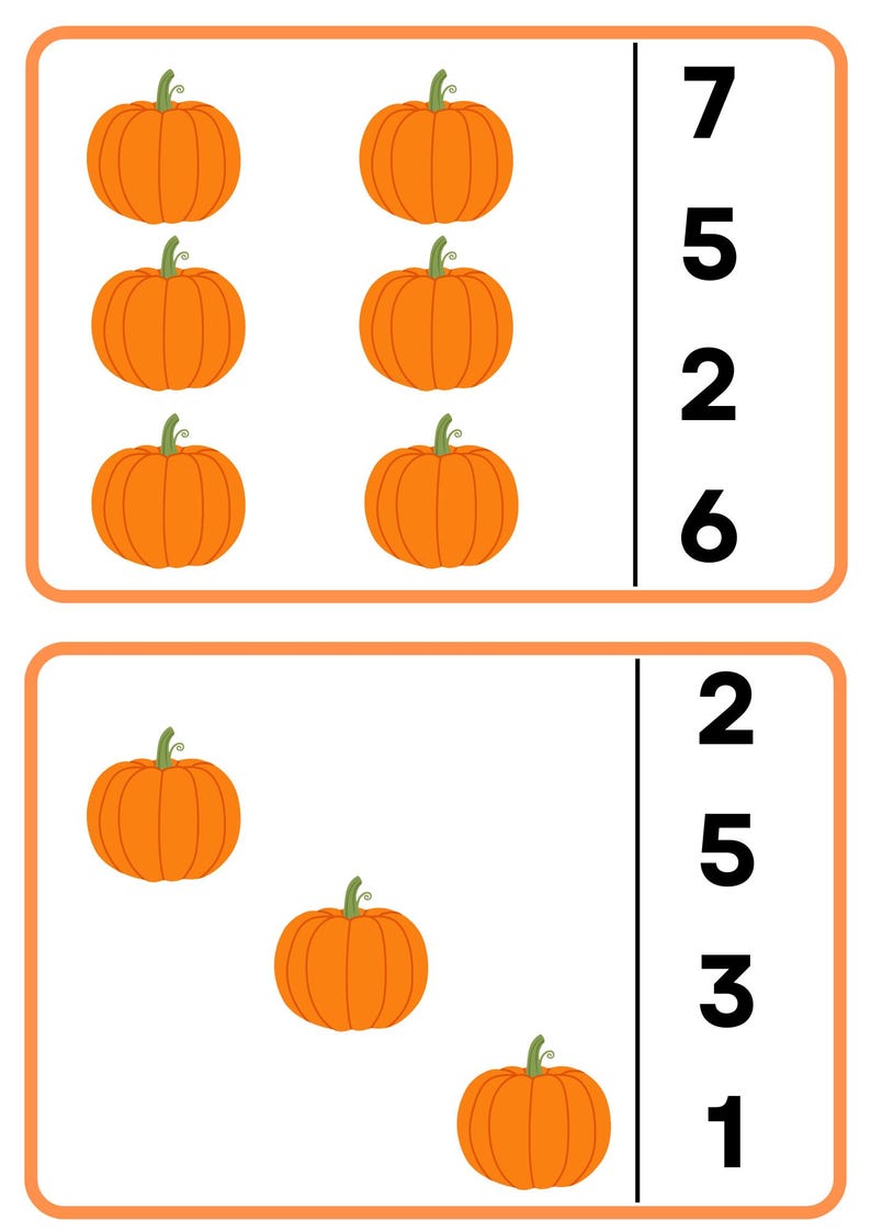 Pumpkin Pegboard Counting Numbers Halloween Maths Class Resource ...