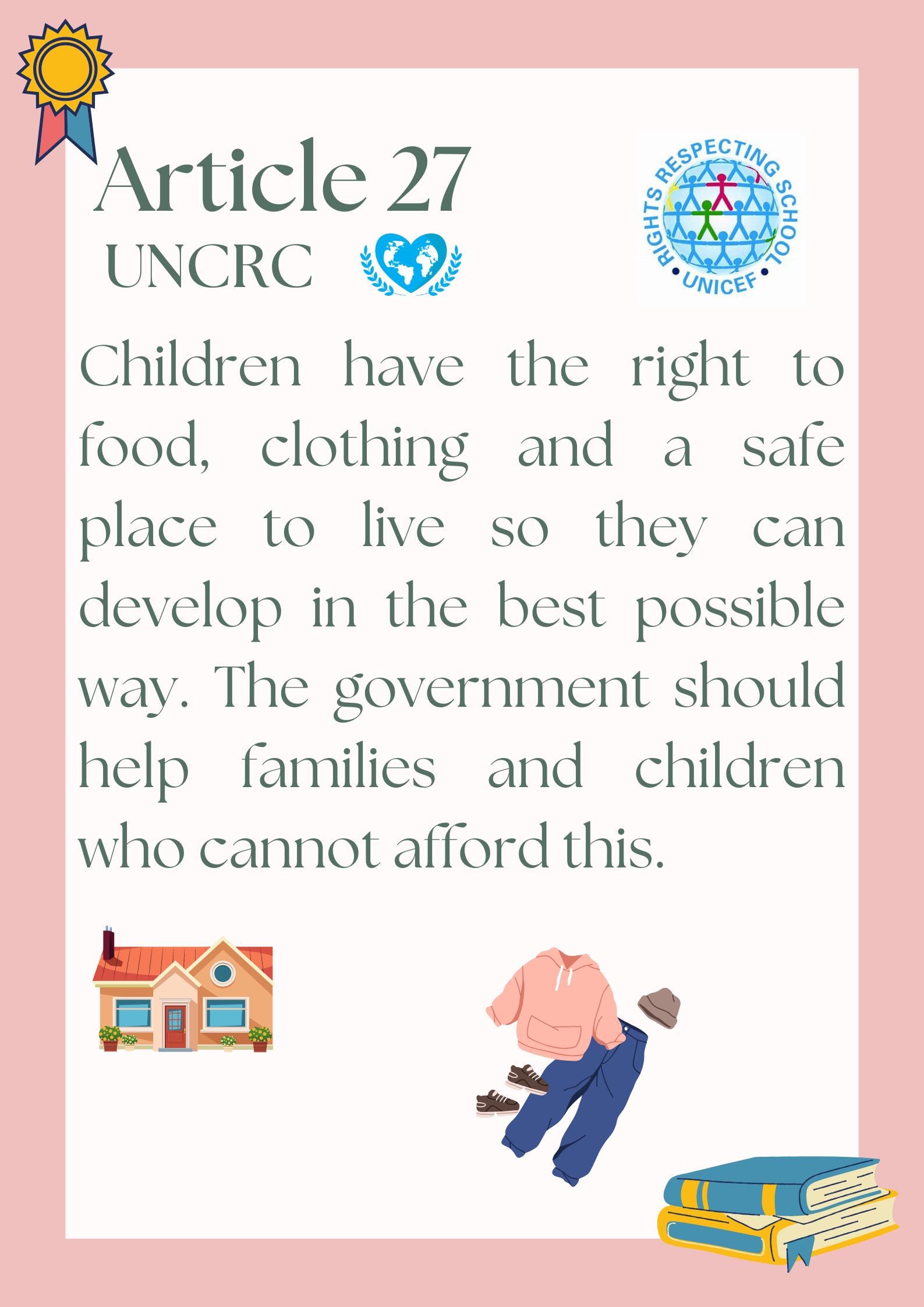 RRS Uncrc Unicef Class Charter Rights of the Child Poster Articles ...