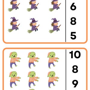 Halloween Pegboards Maths Number to 20 Counting Home Learning School ...