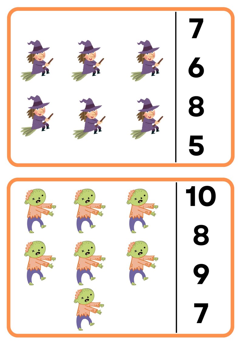 Halloween Pegboards Maths Number to 20 Counting Home Learning School ...