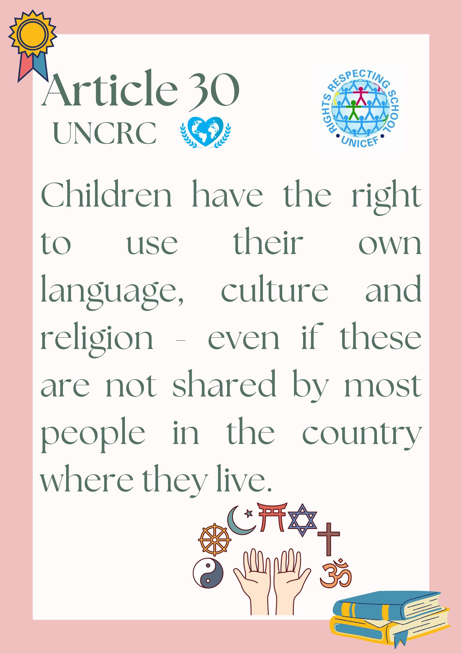 RRS Uncrc Unicef Class Charter Rights of the Child Poster Articles ...