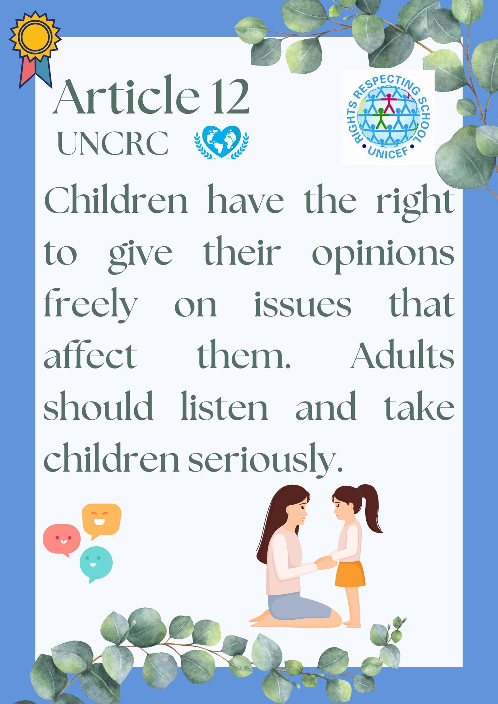 RRS Posters Rights Respecting School Class Pack Uncrc Unicef Classroom ...