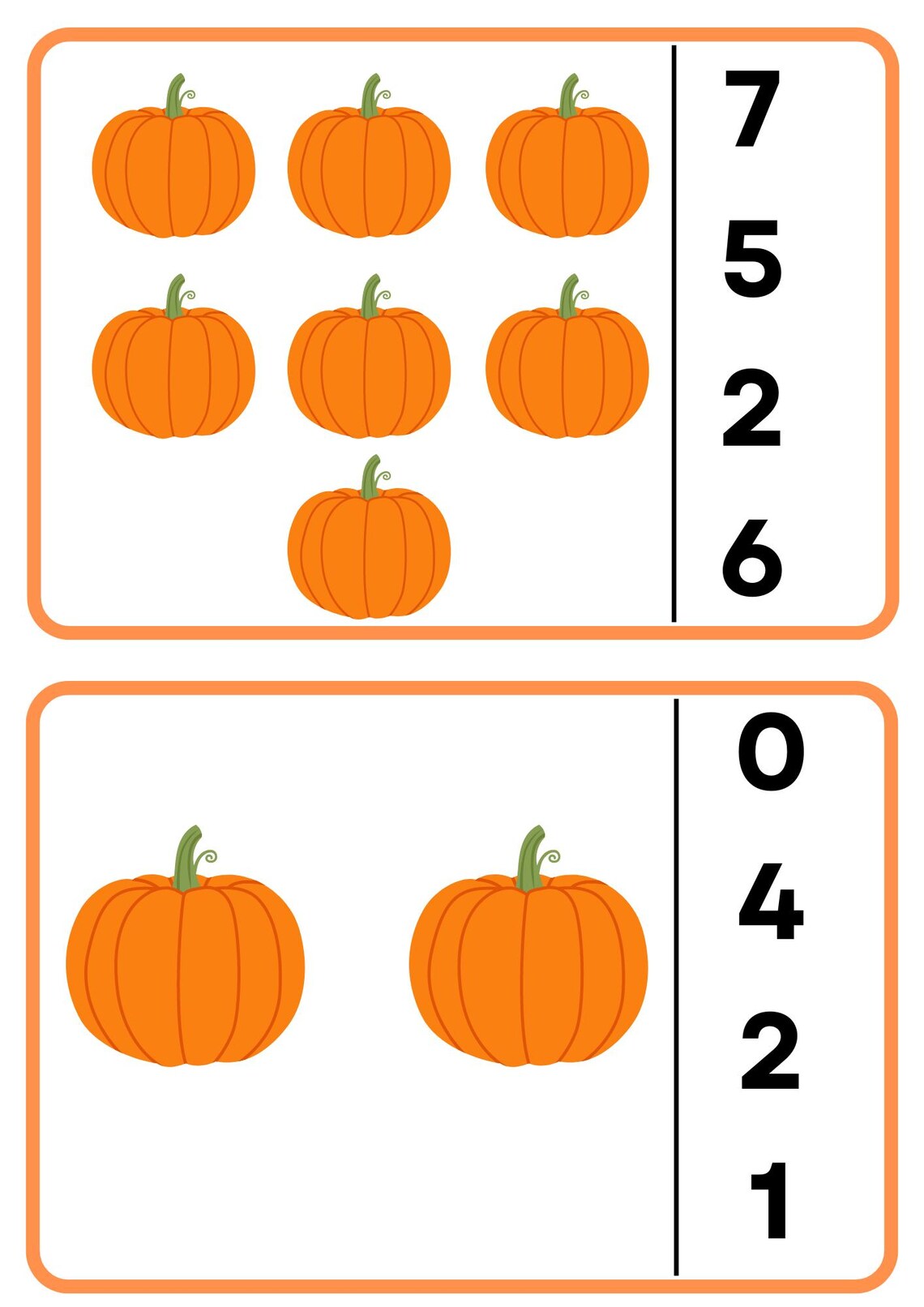 Pumpkin Pegboard Counting Numbers Halloween Maths Class Resource ...