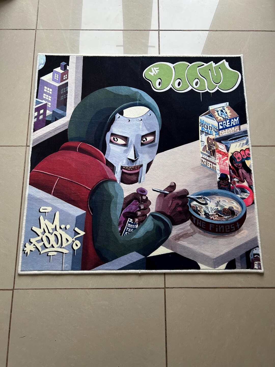 MF DOOM Album Rug (100x100cm) - Etsy