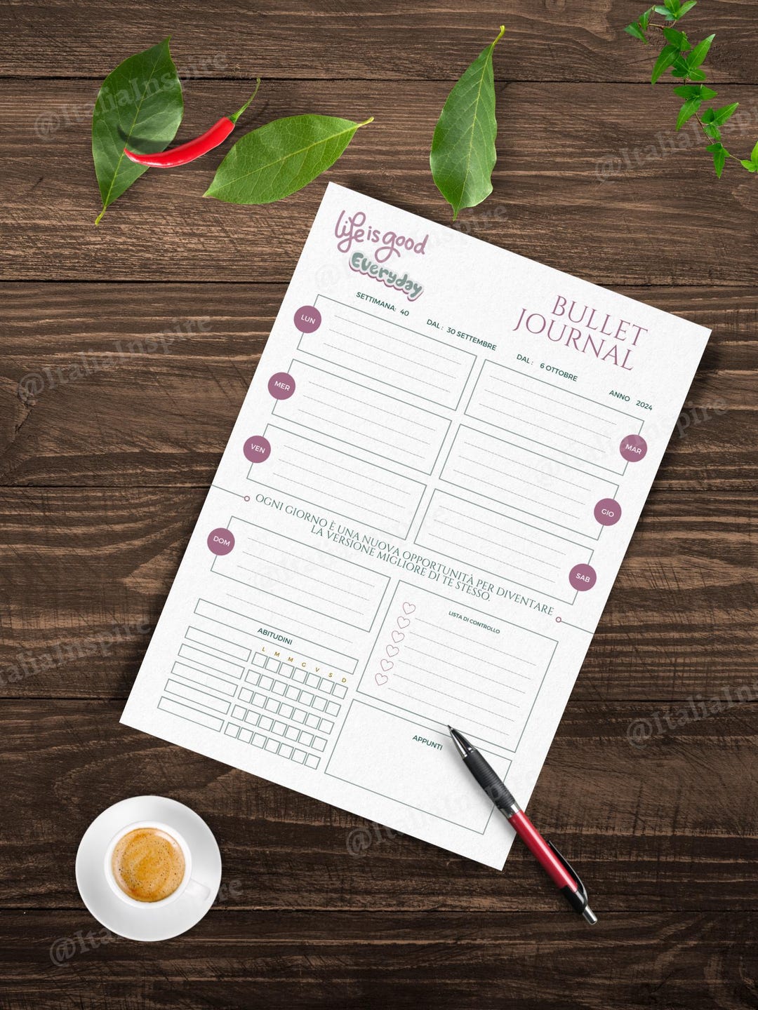 Digital Bullet Journal 2024/25: 68 Weeks of Motivational Quotes for ...