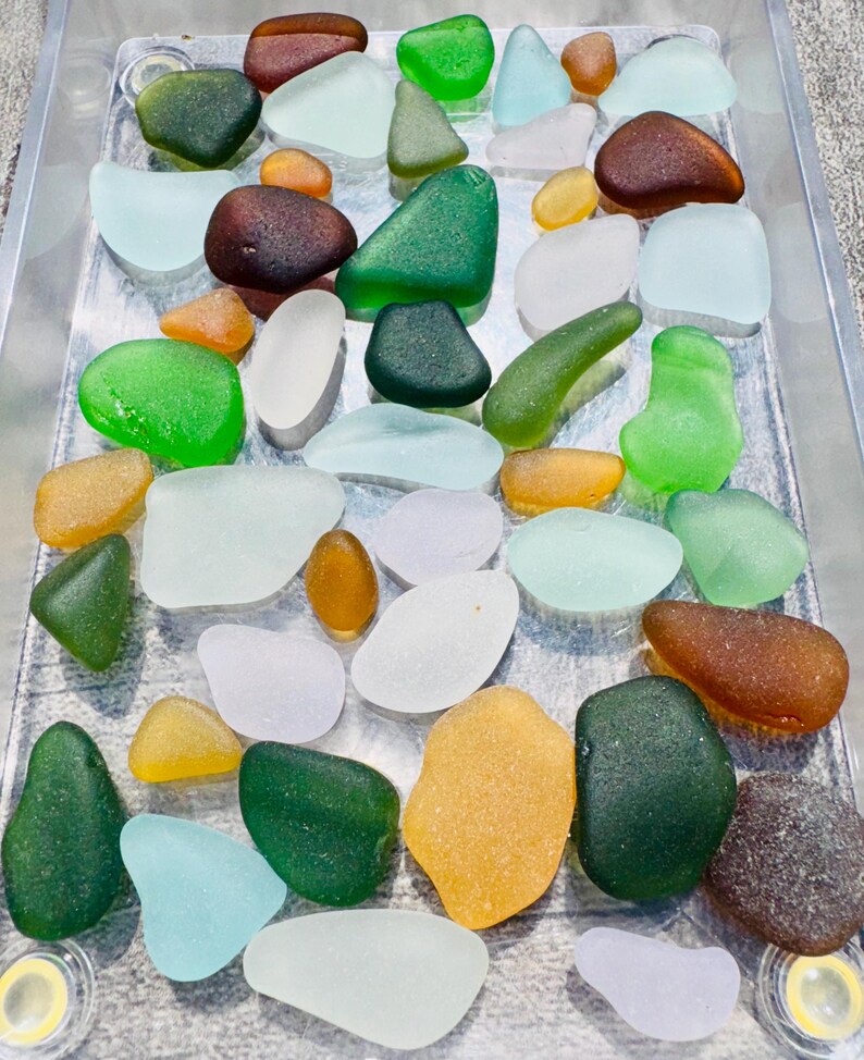 Handpicked Sea Glass Pieces: Jewelry Quality, Assorted Colors - Etsy
