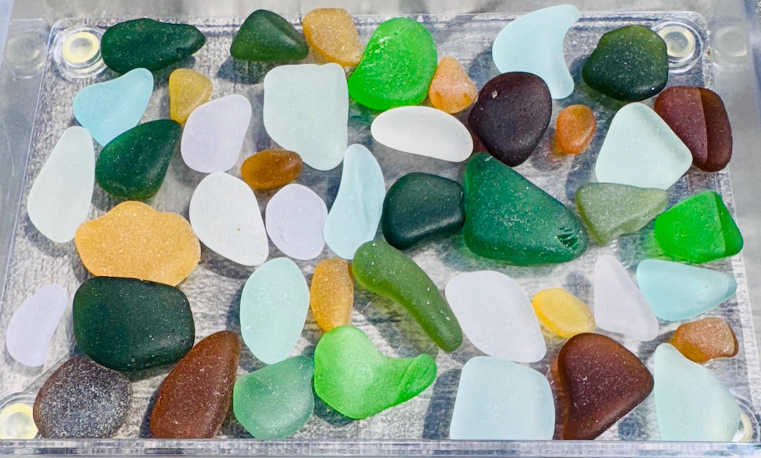 Handpicked Sea Glass Pieces: Jewelry Quality, Assorted Colors - Etsy