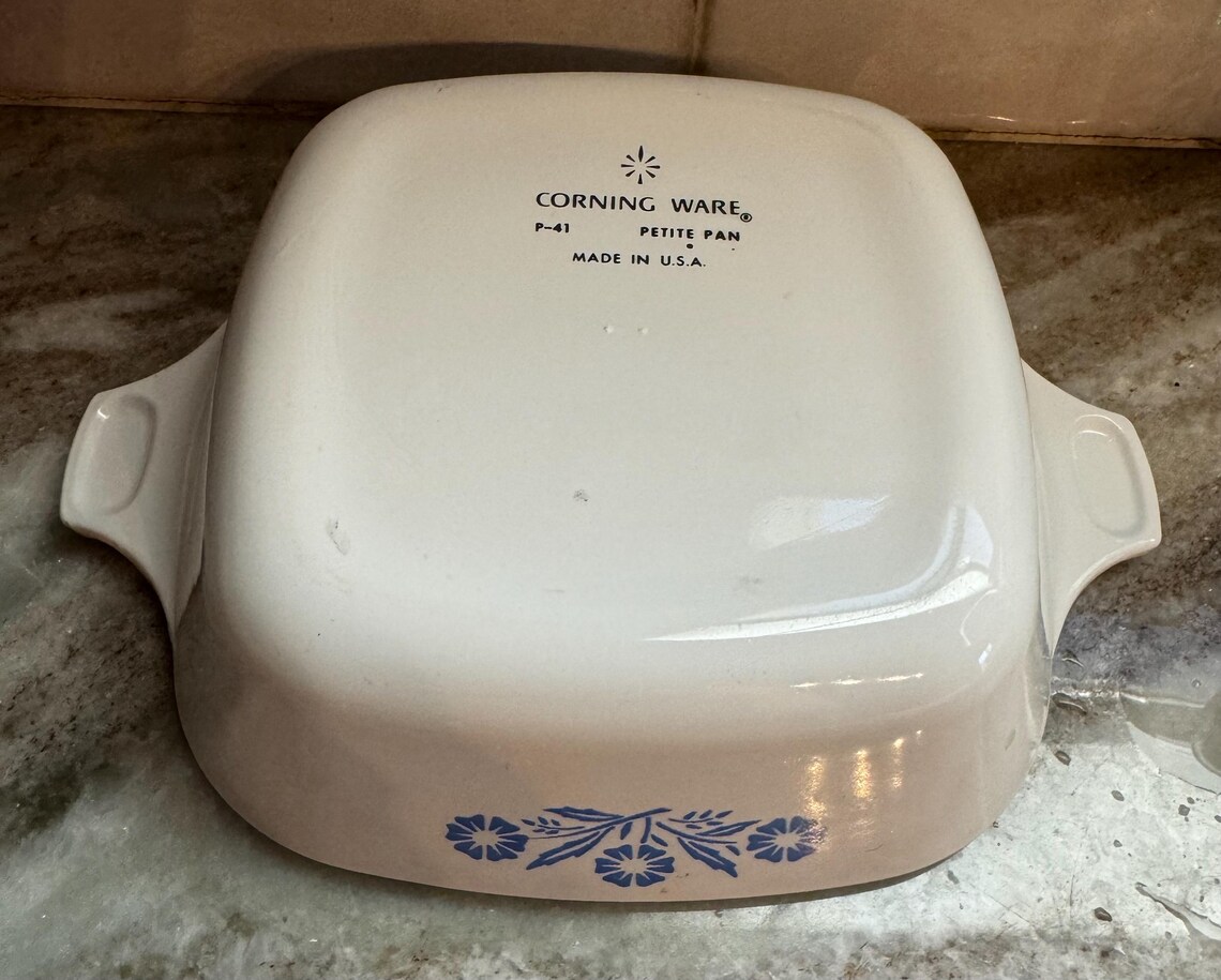 Vintage Corning Ware Blue Cornflower Petite Casserole Dish (P-41) - Etsy