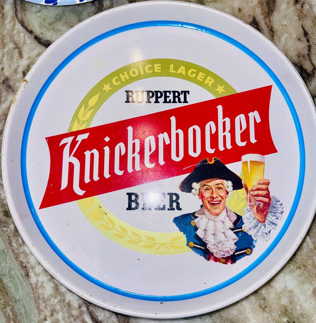 Vintage Ruppert Knickerbocker Beer Tray/sign, Barware, Mancave Decor ...