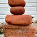 Surf Tumbled Antique Bricks - NYC Beach Finds, Garden Art (4 Pc) - Etsy