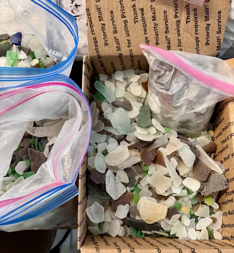 25+ Lbs Genuine NYC Sea Glass: Craft & Jewelry Supplies - Etsy