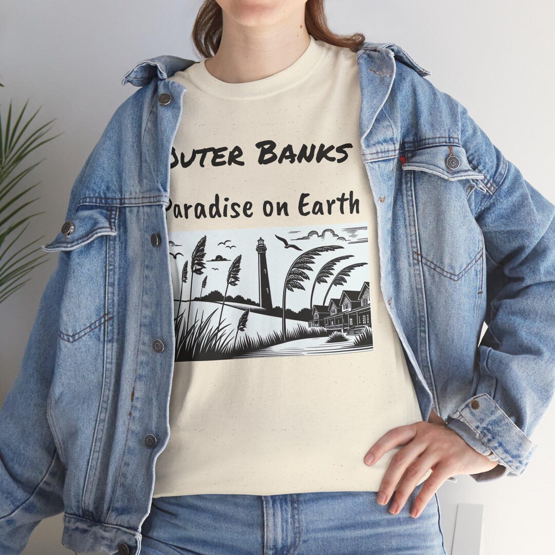 Outer Banks Inspired T-shirt, P4L,OBX, Pogue Life, Unisex Heavy Cotton ...