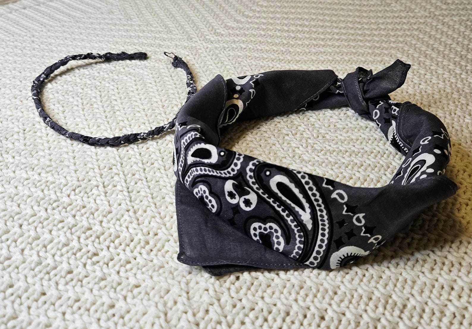 Sarah Cameron Outer Banks Bandana Necklace Inspired, Braided, Twisted ...