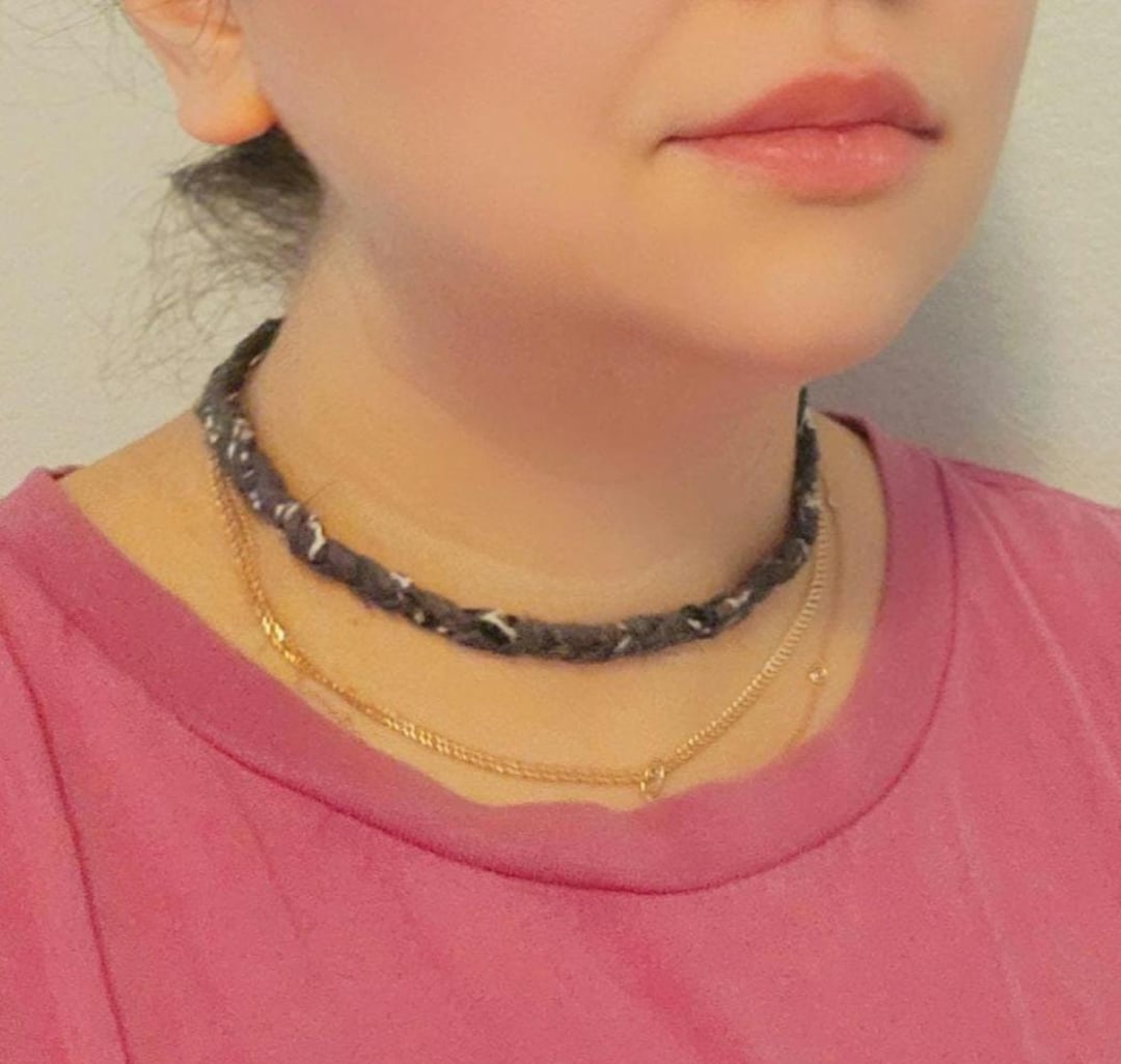 Sarah Cameron Outer Banks Bandana Necklace Inspired, Braided, Twisted ...