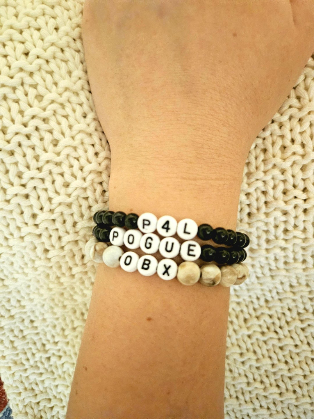 Outer Banks P4L Inspired Beaded Bracelet, Pogue Life, OBX, Gift ...