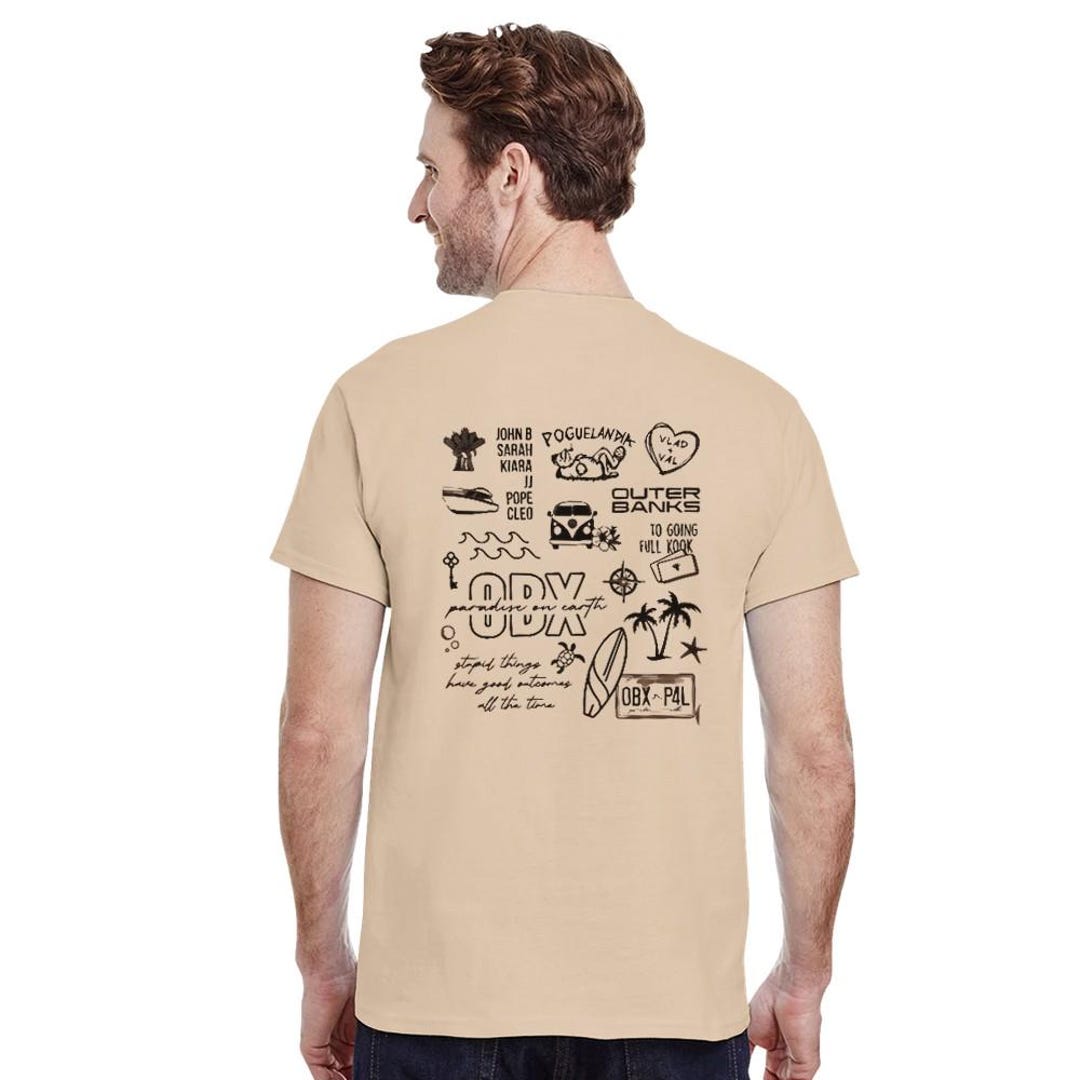 Outer Banks Inspired Tshirt, OBX, P4L, Pogue Life, John B, JJ Maybank ...