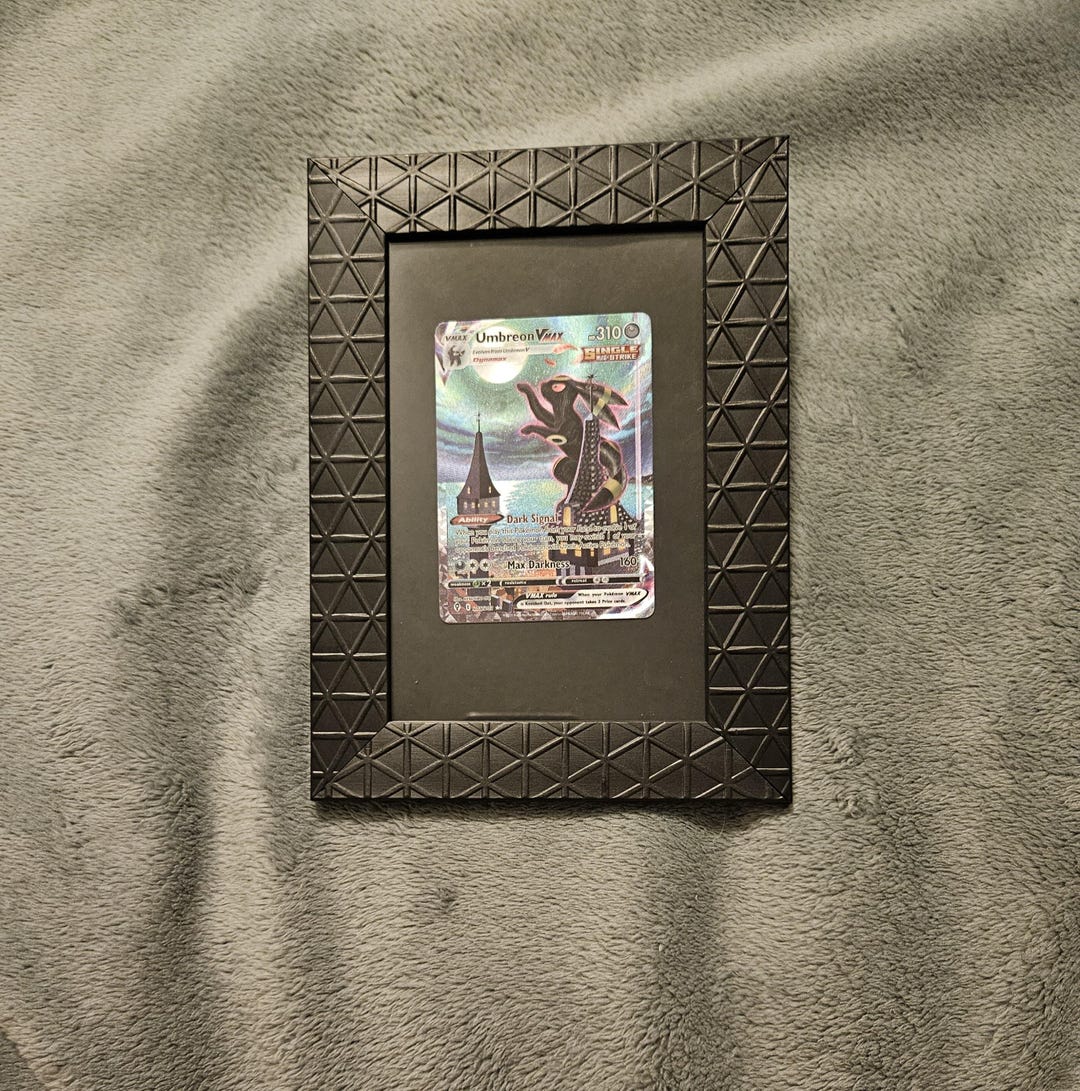 Umbreon VMAX Alt Art Framed• Handmade PROXY/ORICA • Evolving Skies 215 ...