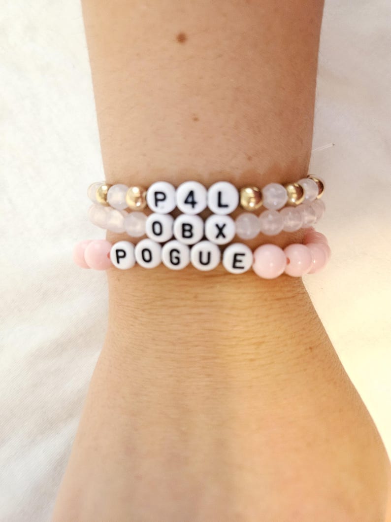 Outer Banks P4L Inspired Beaded Bracelet, Pogue Life, OBX, Gift ...