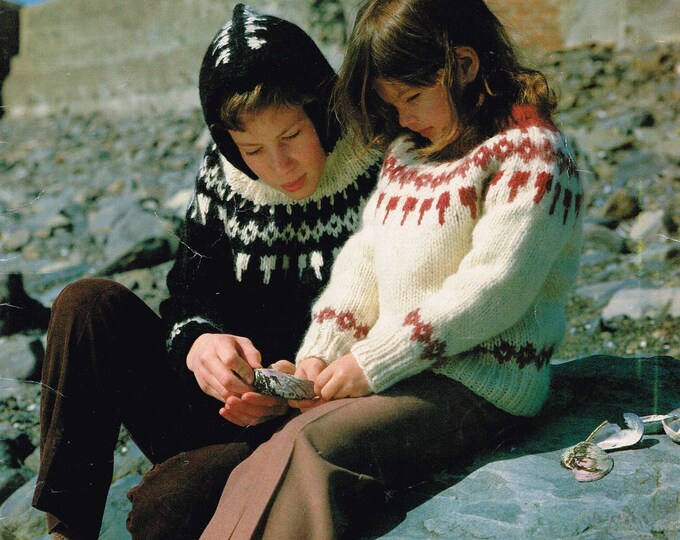 80s Knitting Patterns for Kids Textured Pullover: Sweaters for Boys and ...