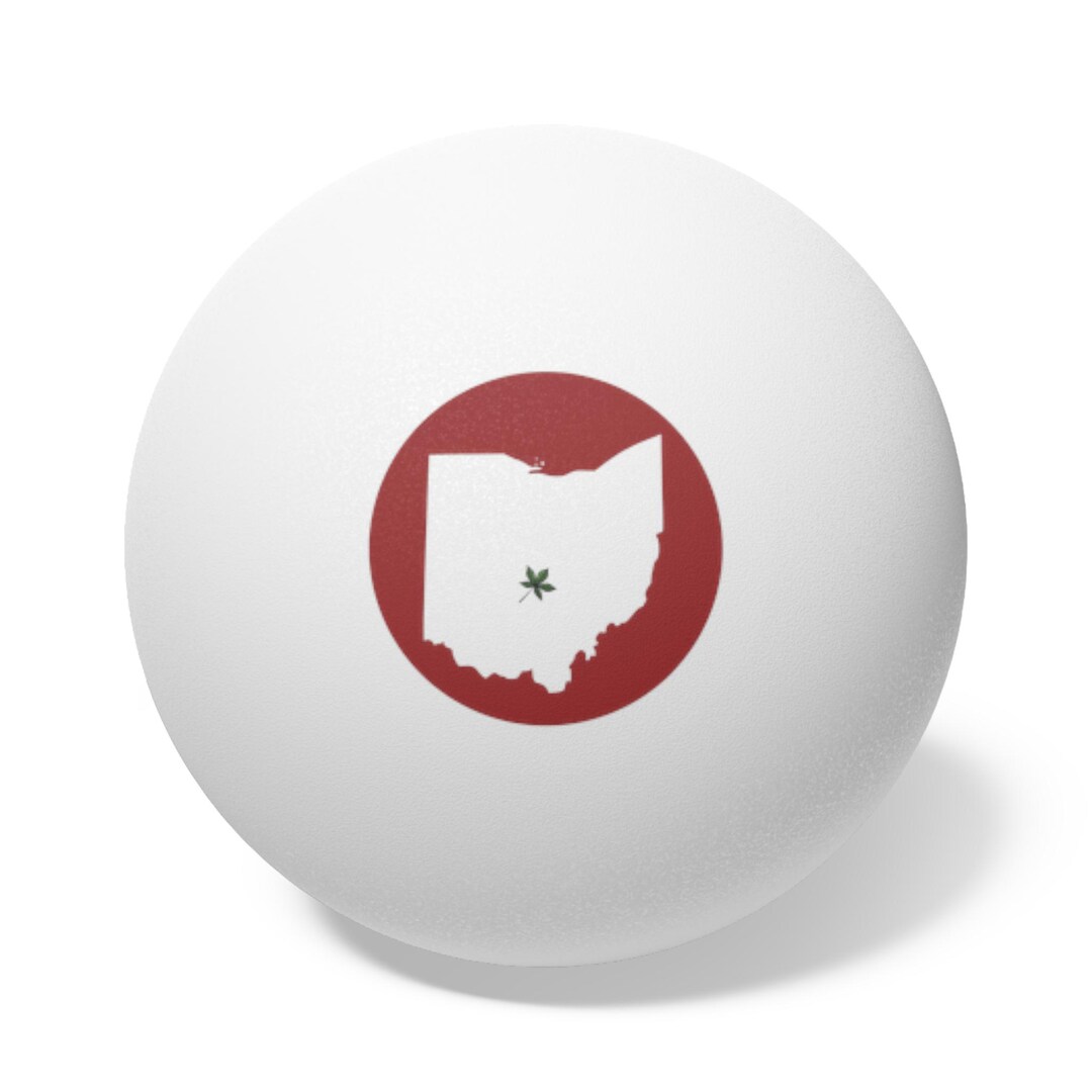 Ohio State Pong Balls for Game Night, Beer Pong Supplies, College Fun ...