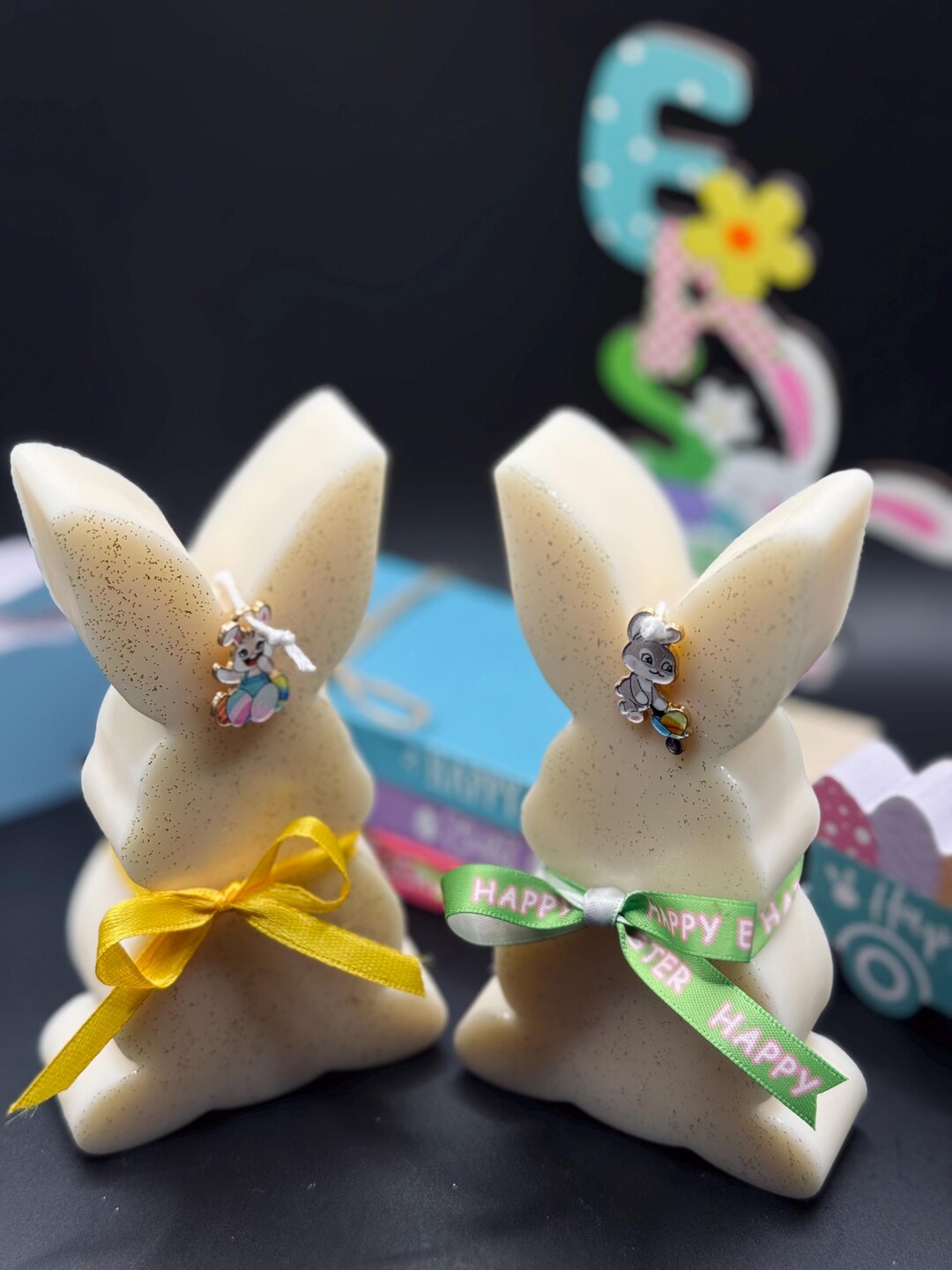 Easter Candle Easter Bunny Candle Easter Egg Candle Happy Easter Candle ...