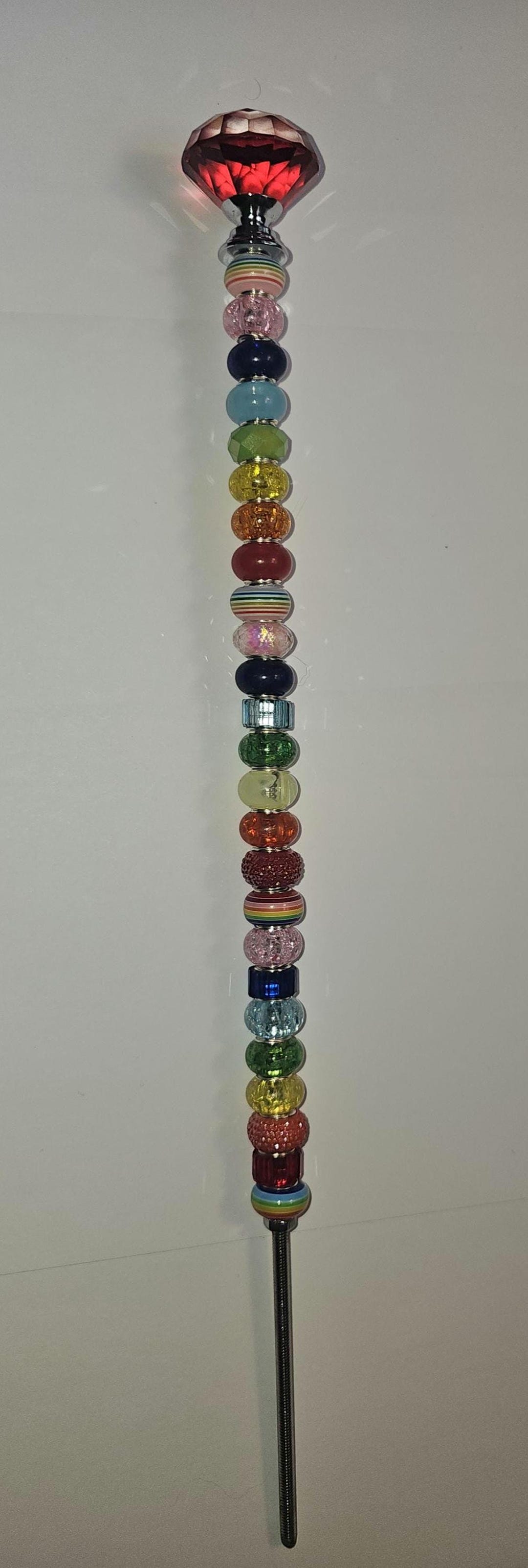 Indoor Outdoor Fairy Stick for Plants or Flower Beds - Red Diamond - Etsy