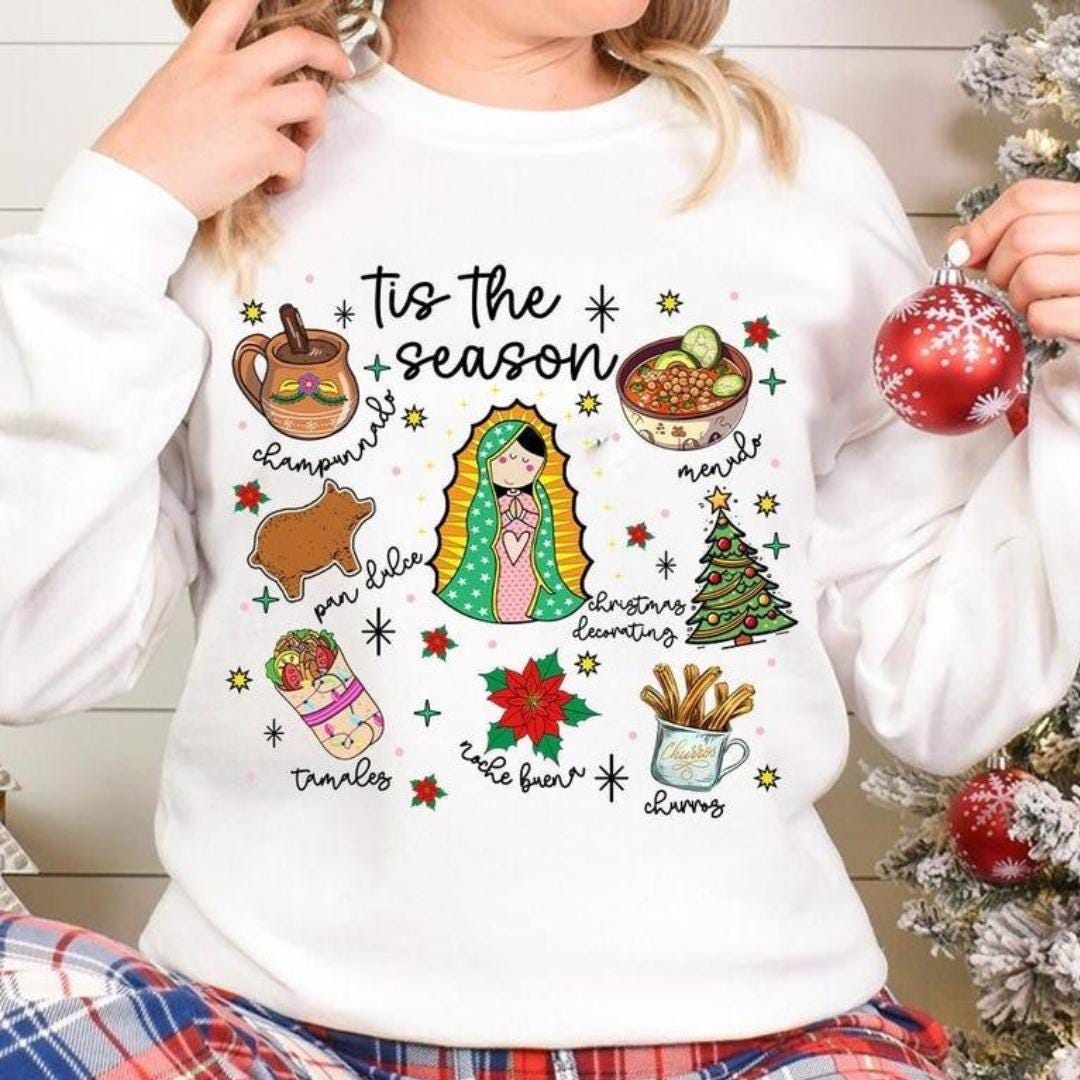 It's Abuelita and Pan Dulce Seson Shirt, Mexican Christmas Shirt, Tis ...