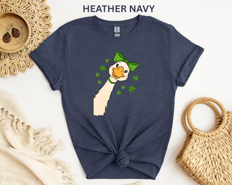 Funny Lucky Goose Shirt for St Patrick’s Day Women and Youth Casual ...