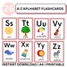 26 Printable ABC Flash Cards Educational Alphabet Cards Learn Abcs With ...
