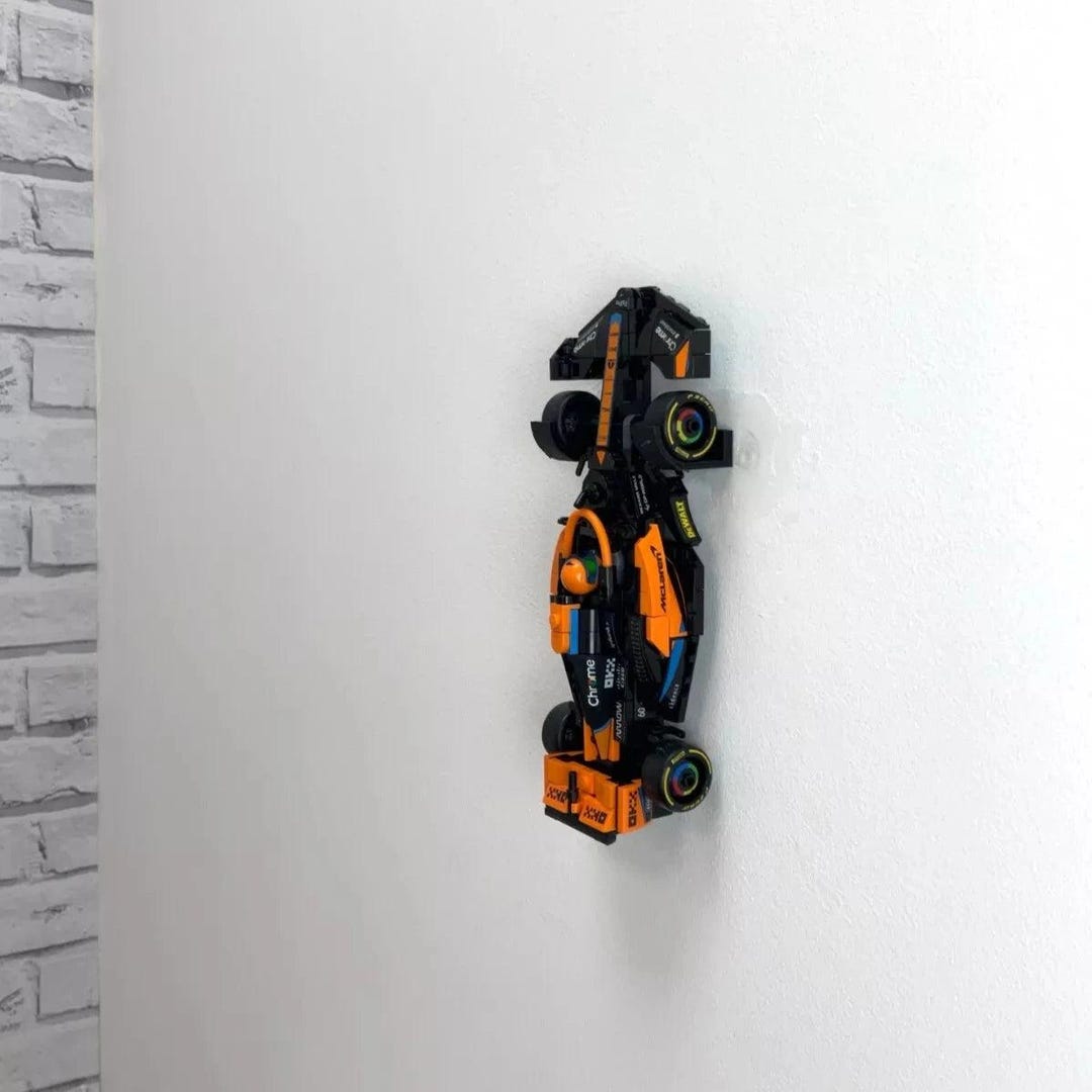 Vertical Wall Display Mount for LEGO® Mclaren Speed Chaser F1 (76919 ...