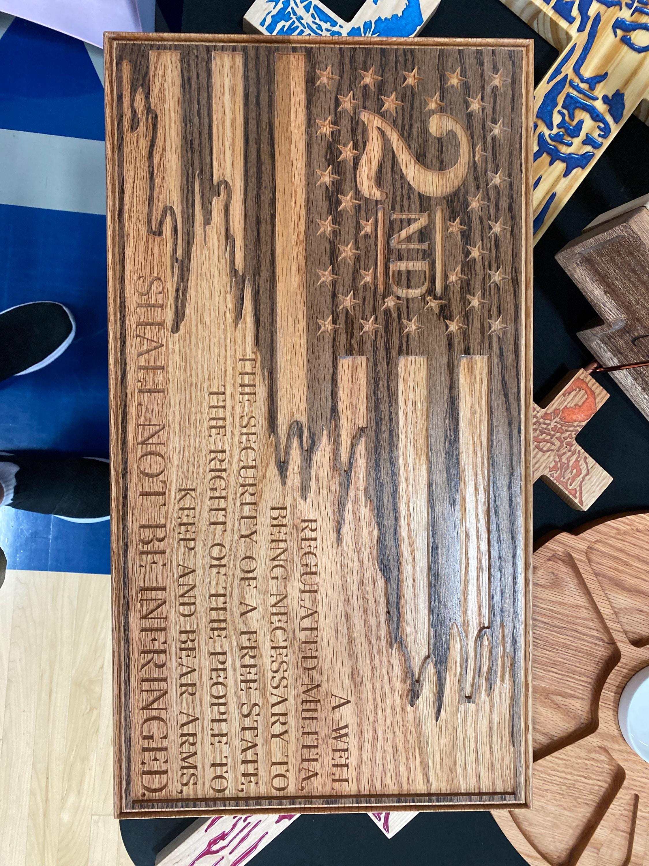 2A Sign Second Amendment Plaque 3D Sign Wood Sign Military Law ...