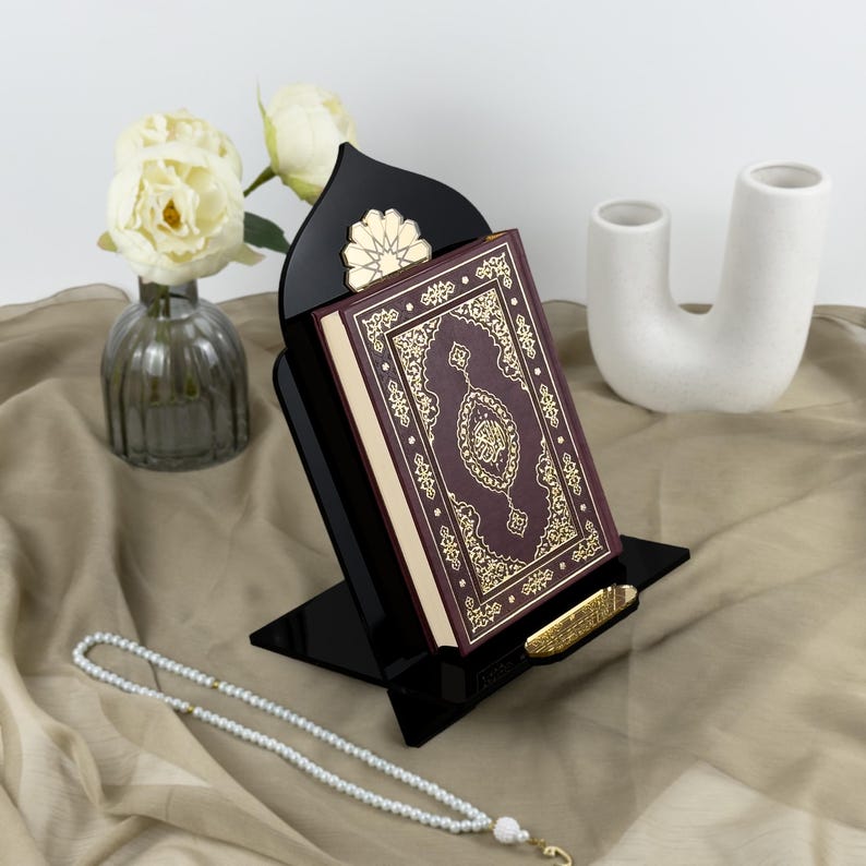 Elegant Acrylic Quran Holder: Islamic Home Decor, Ramadan Gift - Etsy