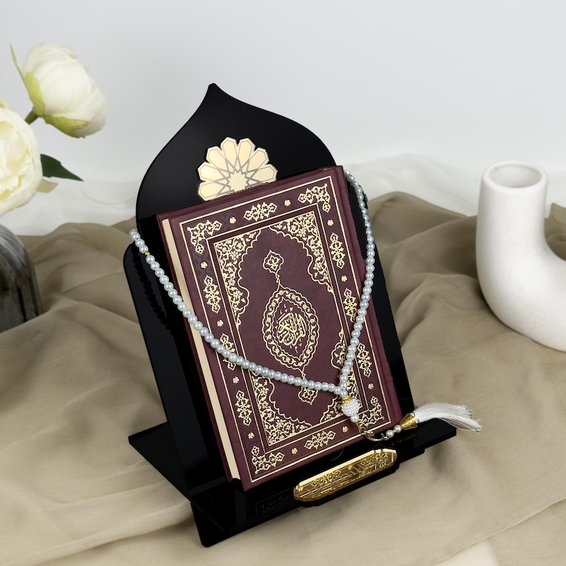 Qur’an Stand | Vertical Quran Holder – Elegant Islamic Home Decor ...