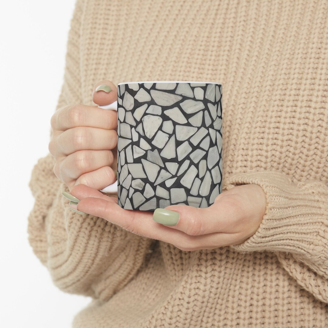 Minimalist River Stone Ceramic Mug, (11oz) - Etsy
